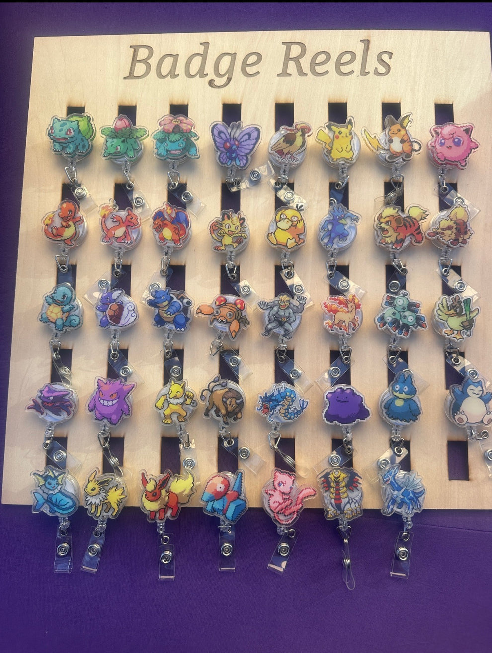 Pokémon Badge reels – Rose's Kawaii Korner